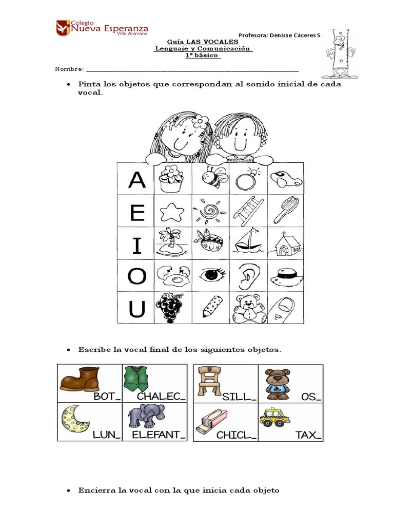 guia Vocales