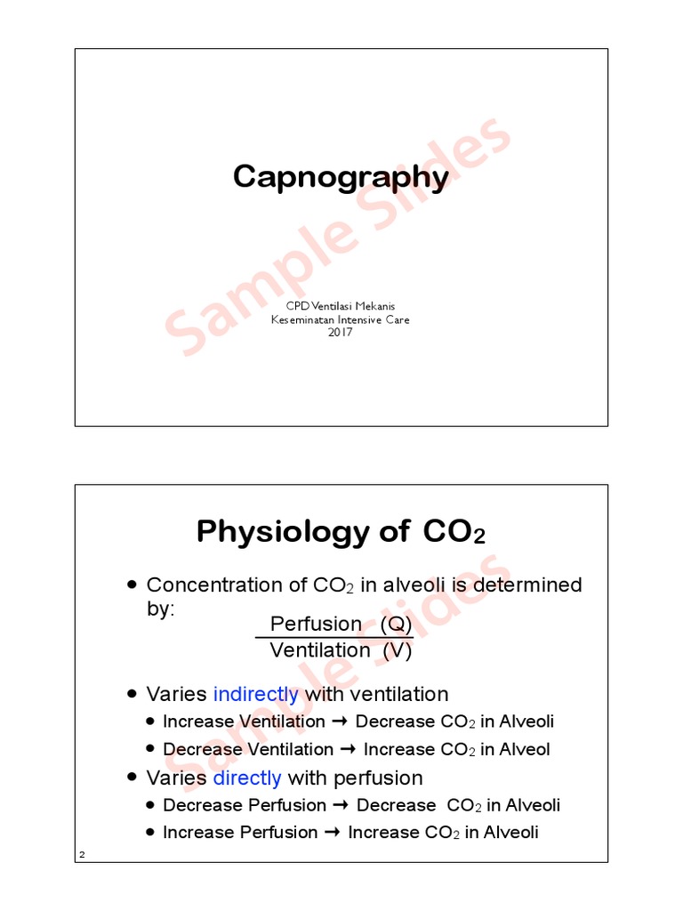 Sample S Lides: Capnography | PDF | Breathing | Exhalation