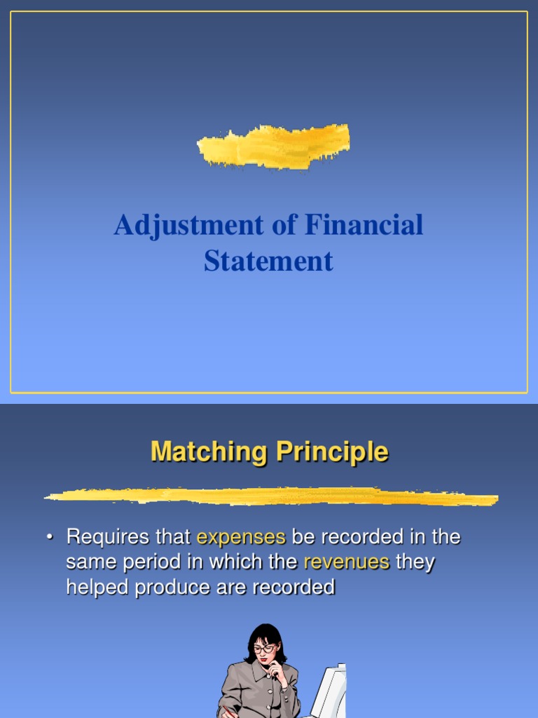 Adjustment of Financial Statement | PDF | Debits And Credits | Depreciation