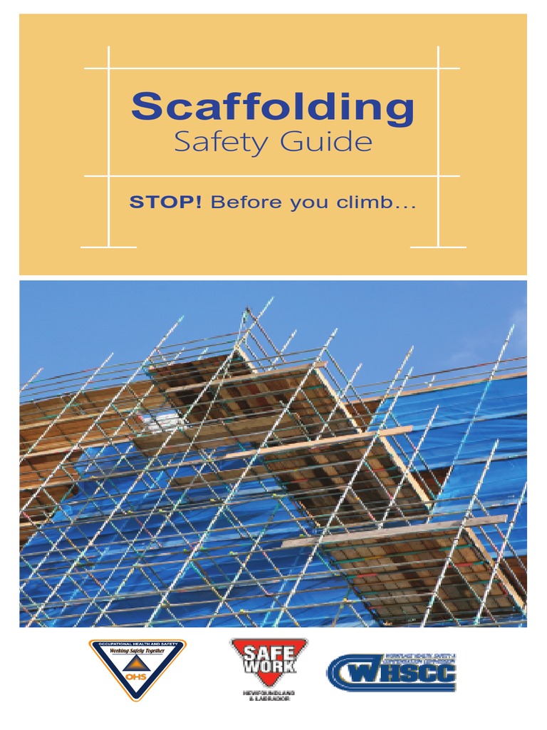 Scaffolding: Safety Guide | PDF | Scaffolding | Occupational Safety And ...