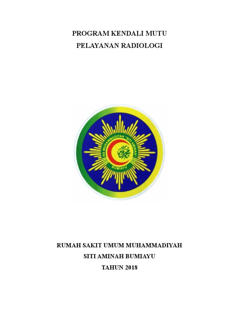 Program Kendali Mutu Pelayanan Radiologi | PDF