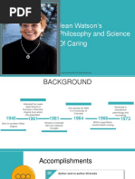 Major Concepts and The 10 Caritas of The Theory of Jean Watson | PDF | Self | Nursing