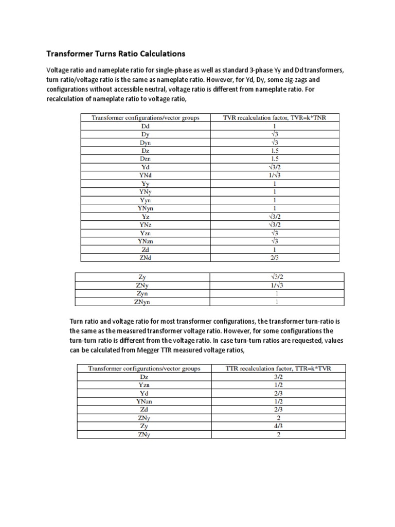TTR Calculations | PDF | Science & Mathematics