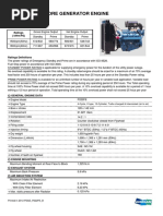 Doosan P126TI Spec Datasheet | PDF | Pump | Engines