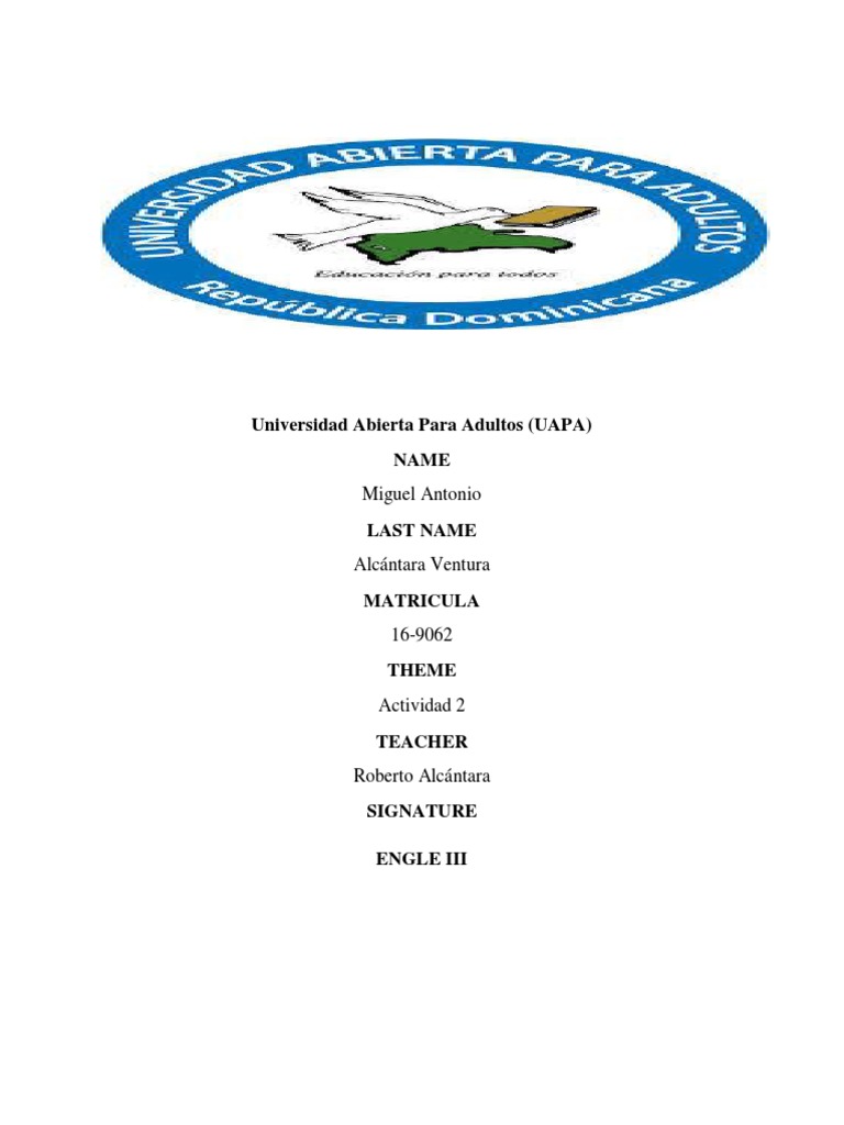 Exercises For Task 2 | PDF