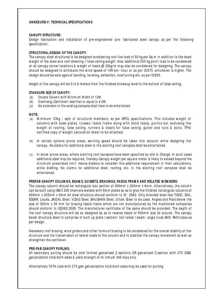 Technical Specifications 45990 | PDF | Screw | Structural Steel