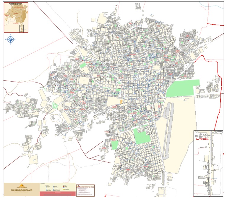 Chiclayo - Mapa PDF | PDF | Perú