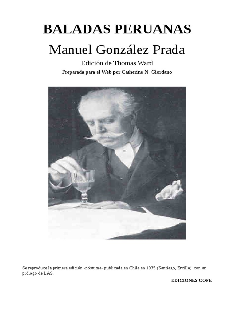 Manuel González Prada: Baladas Peruanas | Imperio Inca | Perú