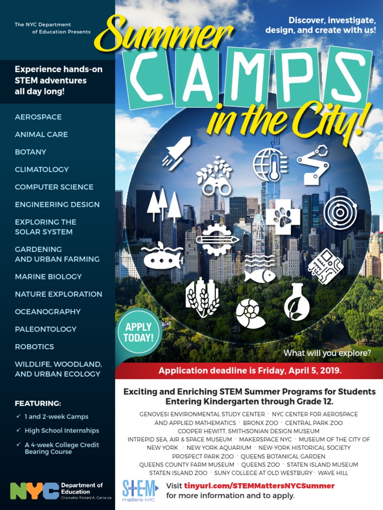 STEM - Summercamp2019 Flyer EnglishFinal | PDF | Science & Mathematics