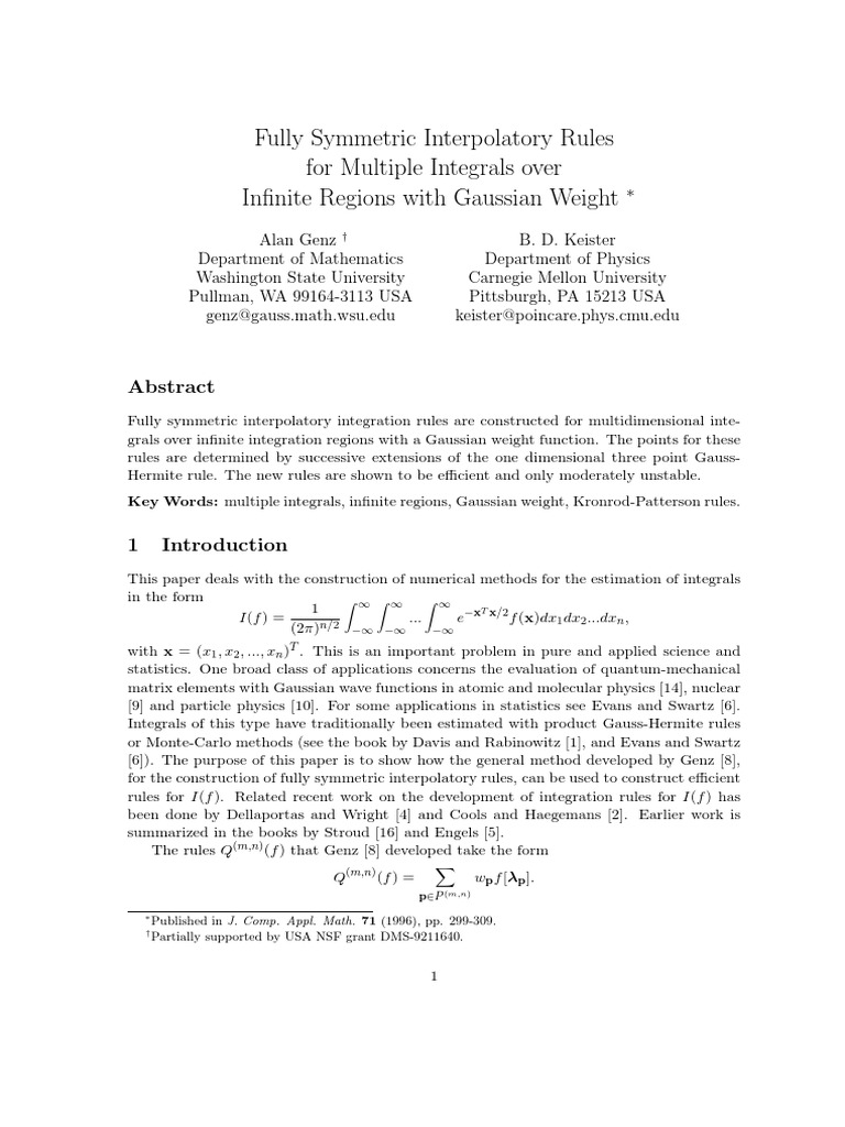 Hermite Functions | PDF | Numerical Analysis | Teaching Mathematics