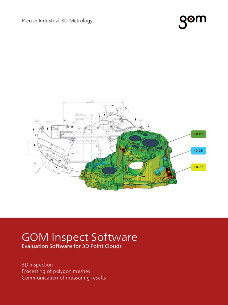 GOM Inspect Software Brochure 2017 En | 3 D Computer Graphics | Product ...