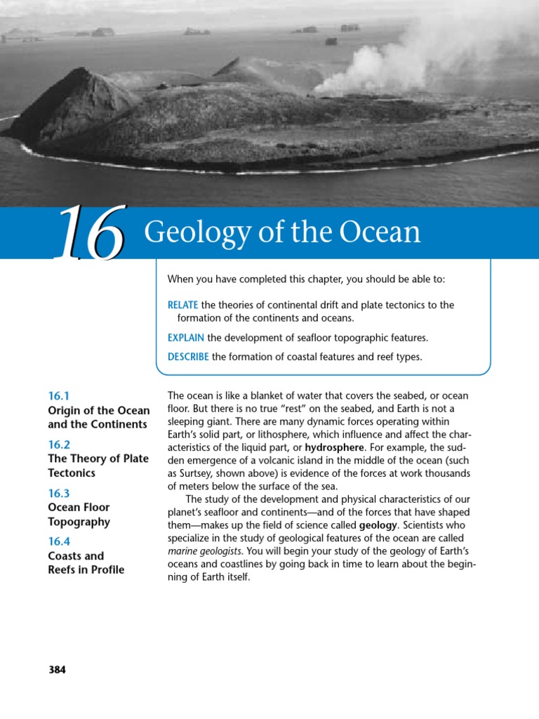 Marine Science - Geology | PDF | Plate Tectonics | Earth