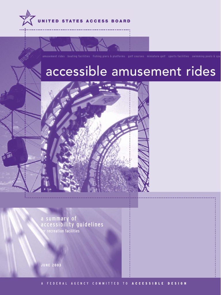 Accessible Amusement Rides: A Summary of Accessibility Guidelines | PDF ...