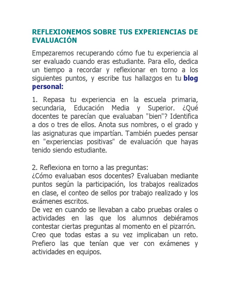 Como Mejorar La Evaluacion en El Aula | PDF