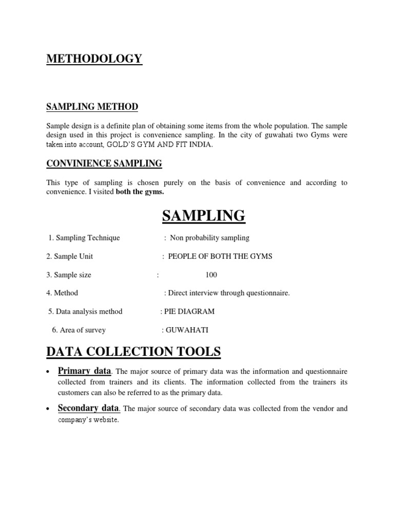 Sampling: Methodology | PDF | Computers