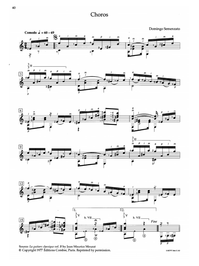 Choros - Domingo Semenzato PDF | PDF