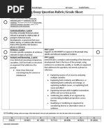 AP World History LEQ Scoring Guide | PDF | Argument | Cognition