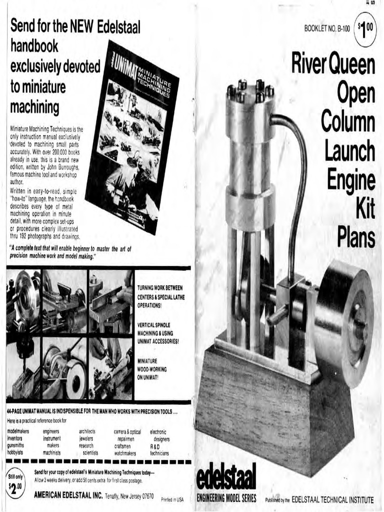 Steam Engine Plan PDF | PDF