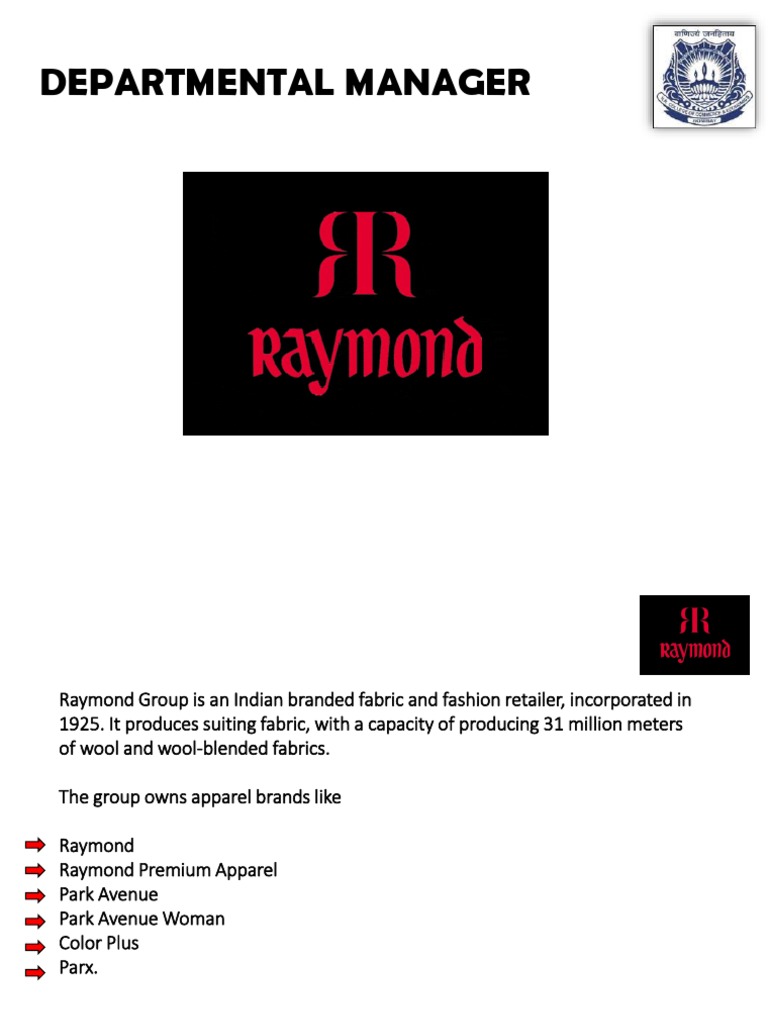 Raymond Case Study | PDF | Suit (Clothing) | Retail