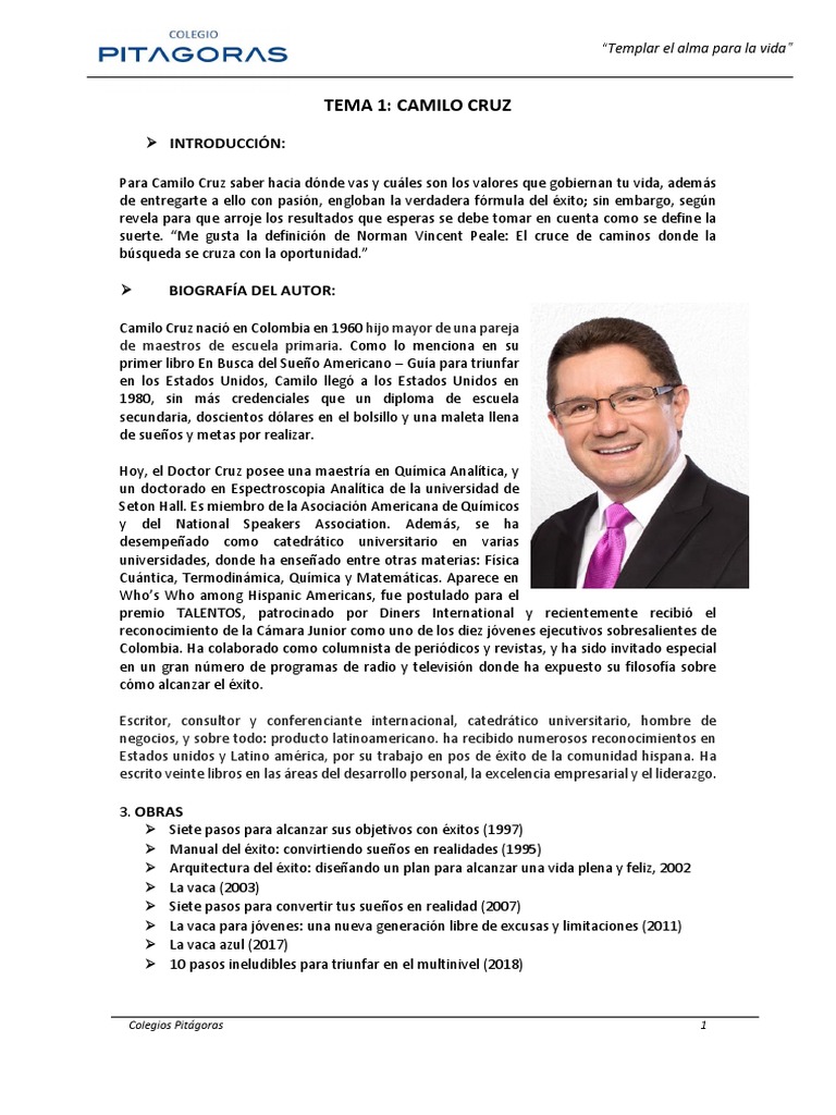 1 Camilo Cruz | PDF | America latina