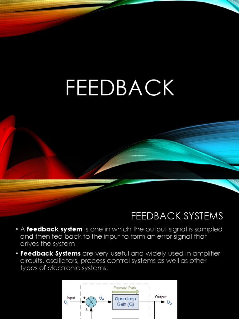 Introduction To Feedback and Control Systems | PDF | Control Theory | Feedback