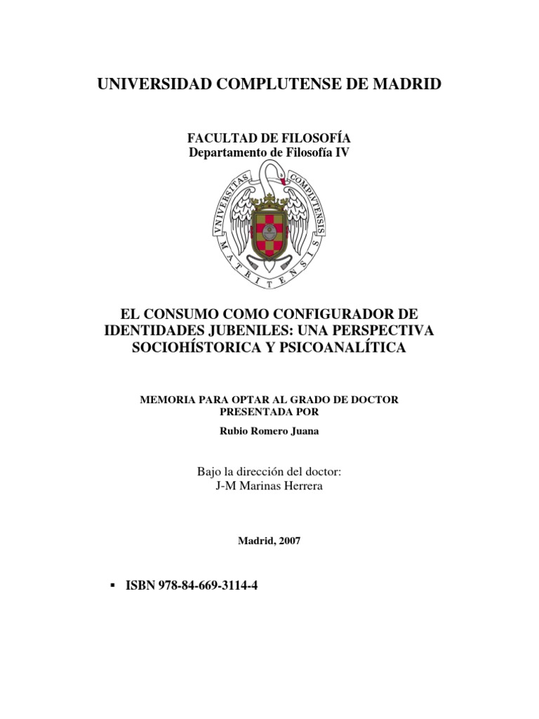 Consumo y Identidades Juveniles | PDF | Consumo (economía) | Consumismo