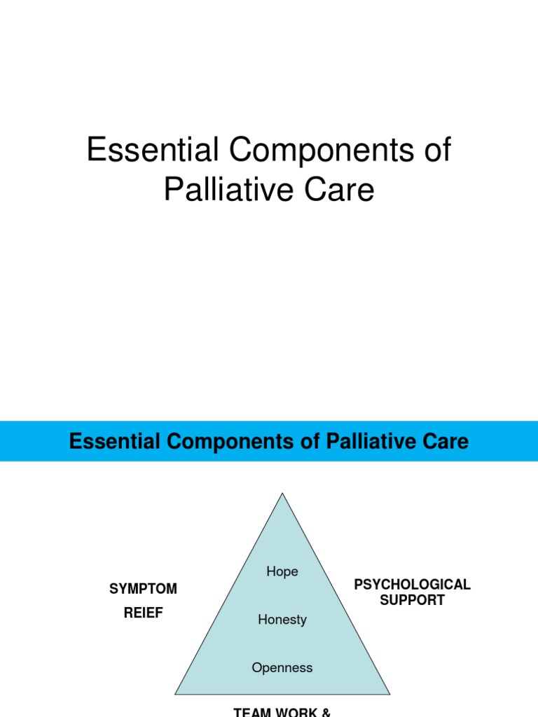 Essential Components of Palliative Care | Palliative Care | Health Care