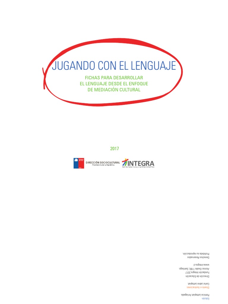 Fichas para Desarrollar El Lenguaje Desde El Enfoque de Mediación Cultural PDF | PDF ...