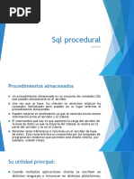 Procedimientos Almacenados y Funciones | PDF | SQL | Datos de computadora