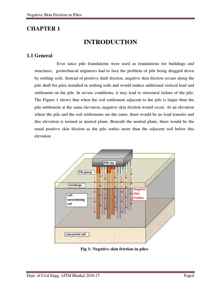 Negative Friction | PDF | Deep Foundation | Friction