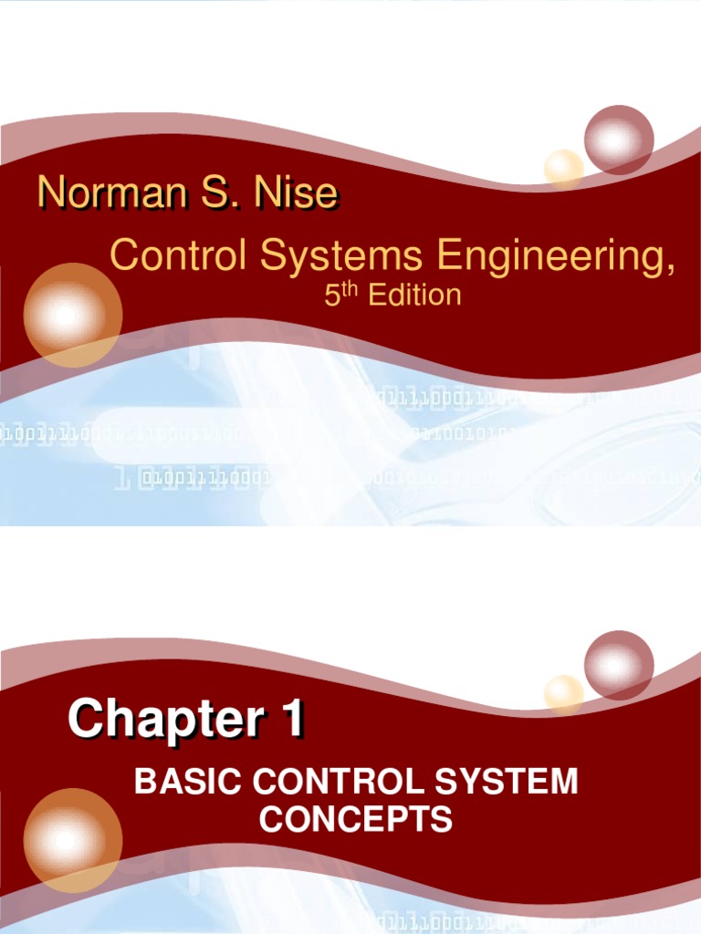 Norman S. Nise Control Systems Engineering,: 5 Edition | PDF | Computers