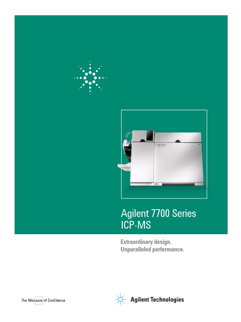 Agilent 7700 PDF | PDF | Chemistry | Physical Sciences