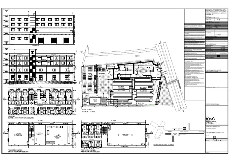 Site Plan SCALE 1:400: Existing Building Existing Building | PDF ...
