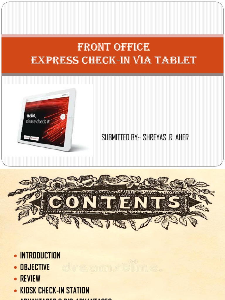 Express Check-In | PDF | Service Industries | Computing