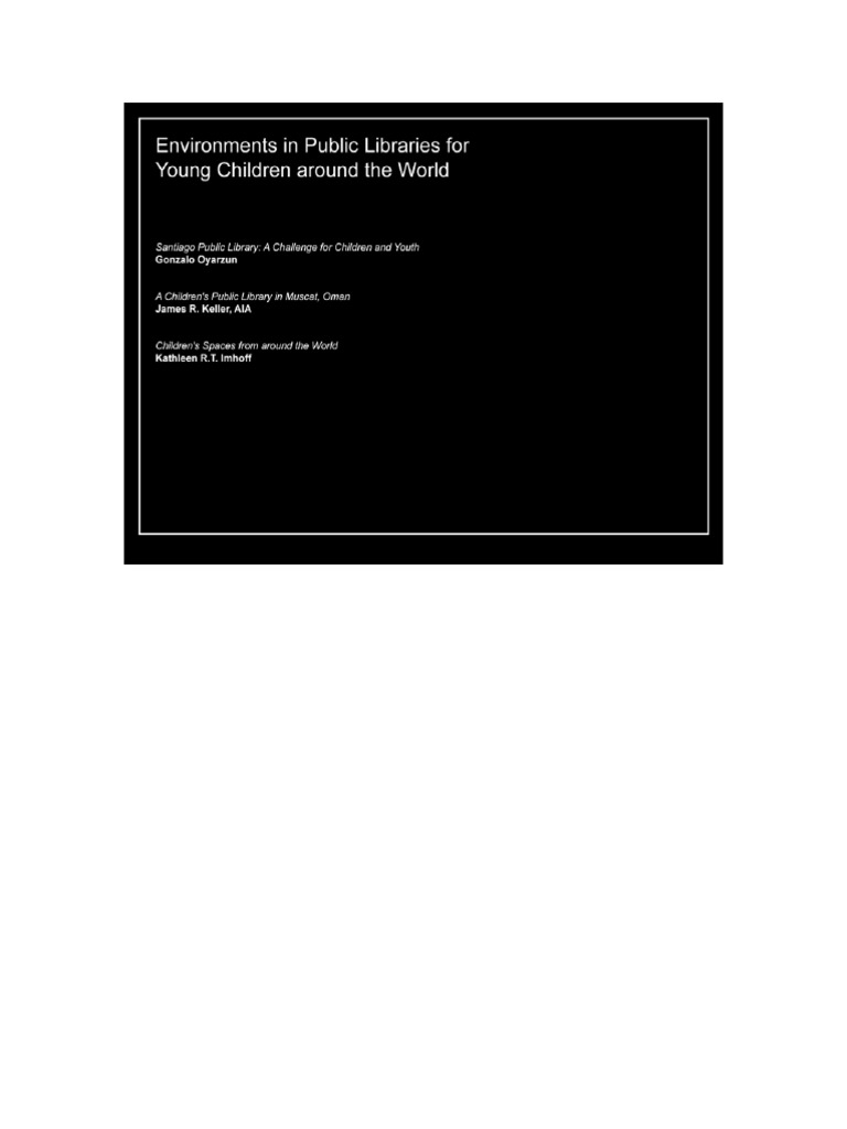 Children's Library Project in Muscat | PDF | Libraries | Oman