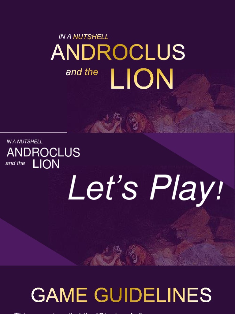 Androclus and The Lion | PDF | Michel De Montaigne