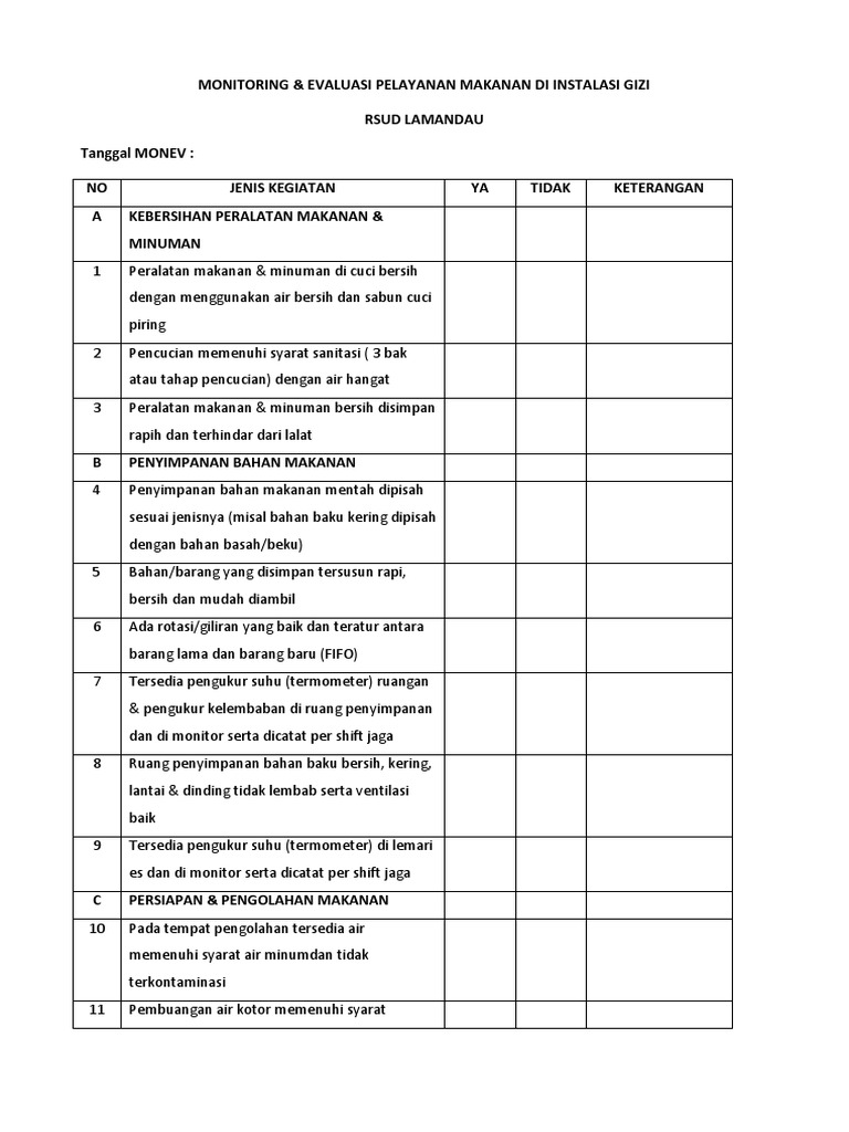 MONEV Gizi | PDF | Kesehatan Holistik