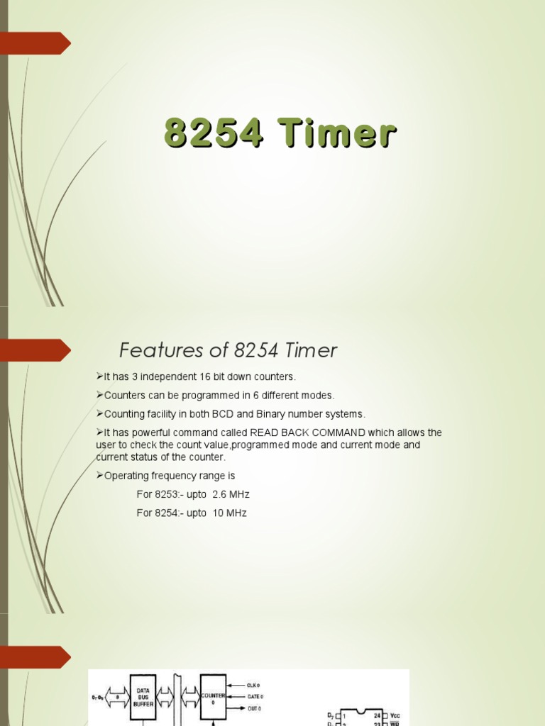 8254 Timer | PDF | Digital Electronics | Manufactured Goods