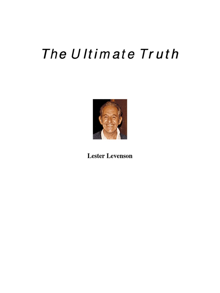 The Ultimate Truth PDF | PDF | Thought | Love