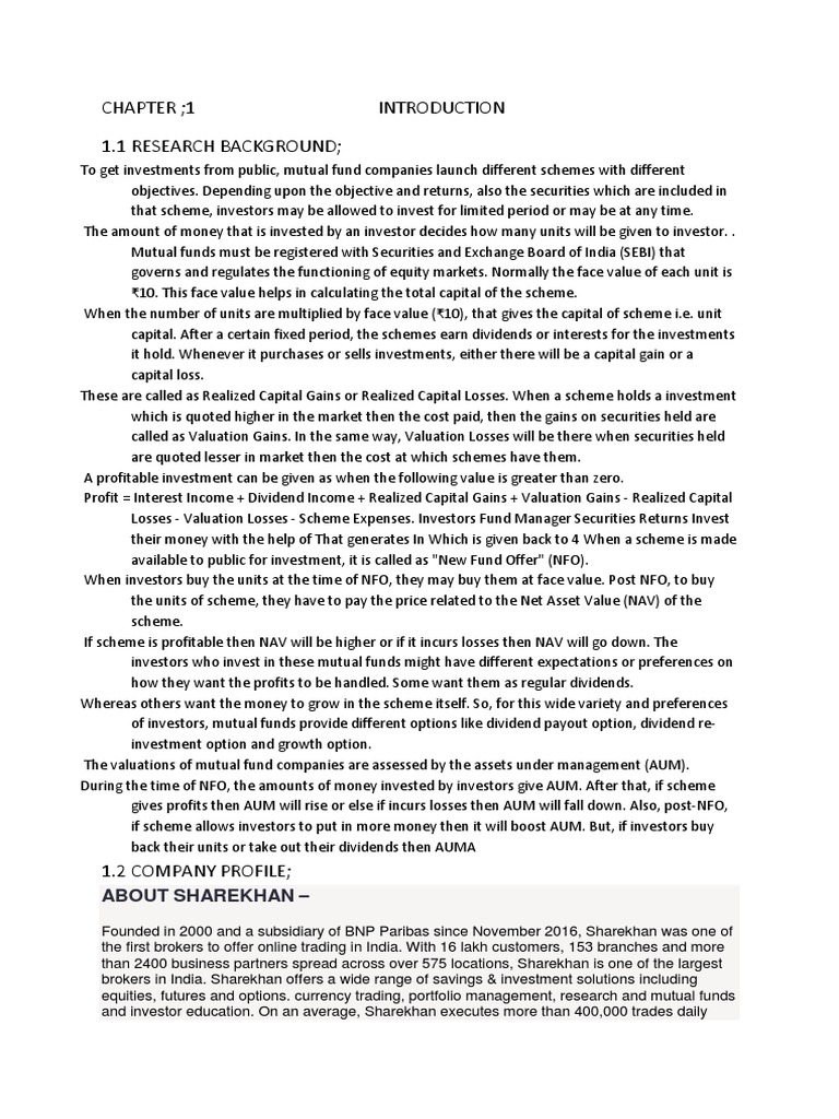 Chapter 1 Introduction 1.1 Research Background | PDF | Beta (Finance ...