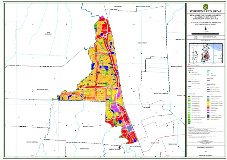 RDTR dan Zonasi Medan Barat 2015-2035 | PDF