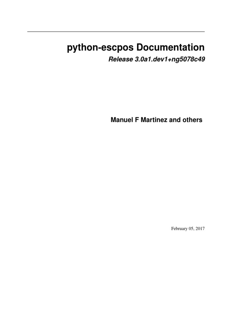 Python Escpos | PDF | Universal Product Code | Printer (Computing)