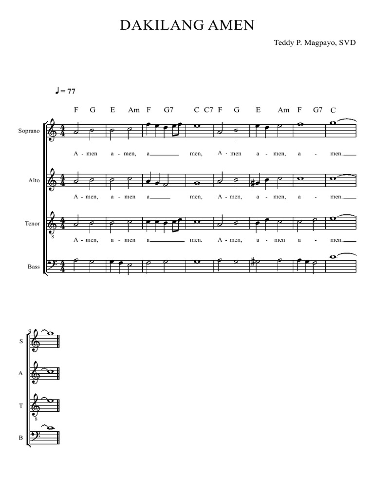 Dakilang Amen PDF | PDF