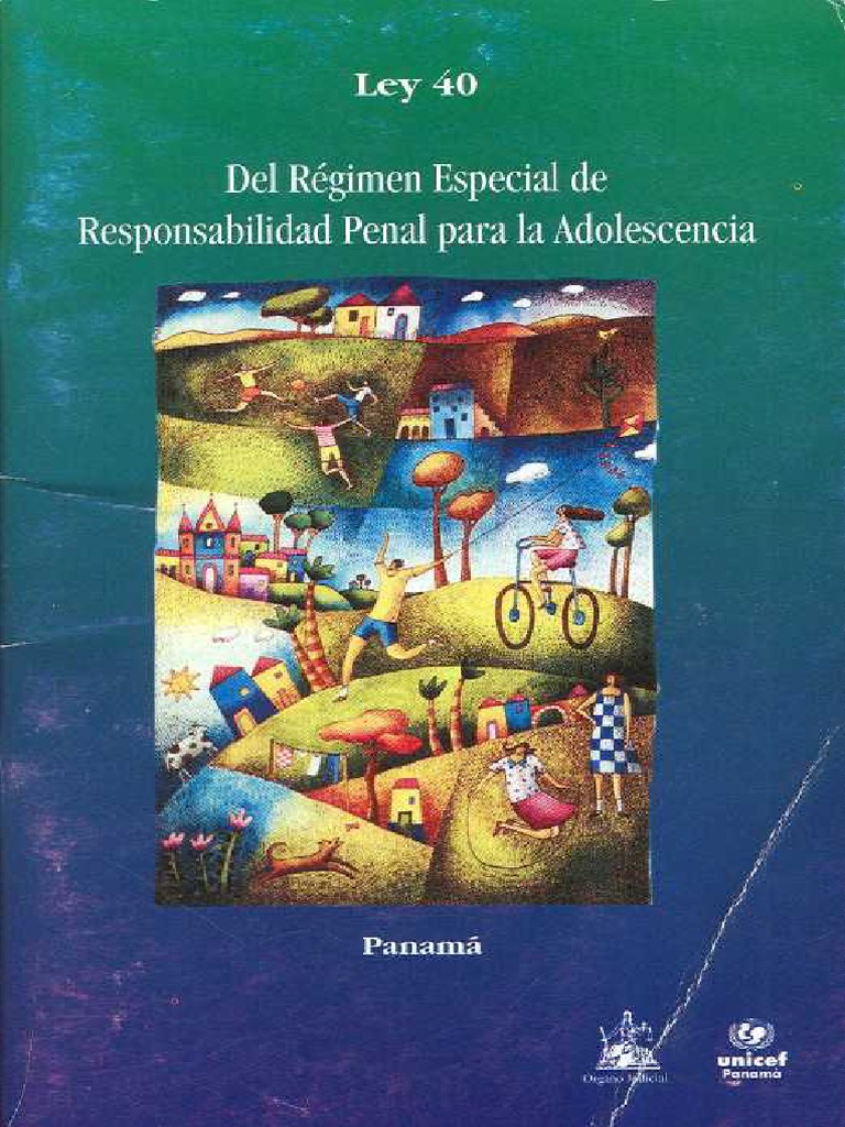 Leyes Ley40-1 PDF | PDF | Menor (ley) | Derecho penal