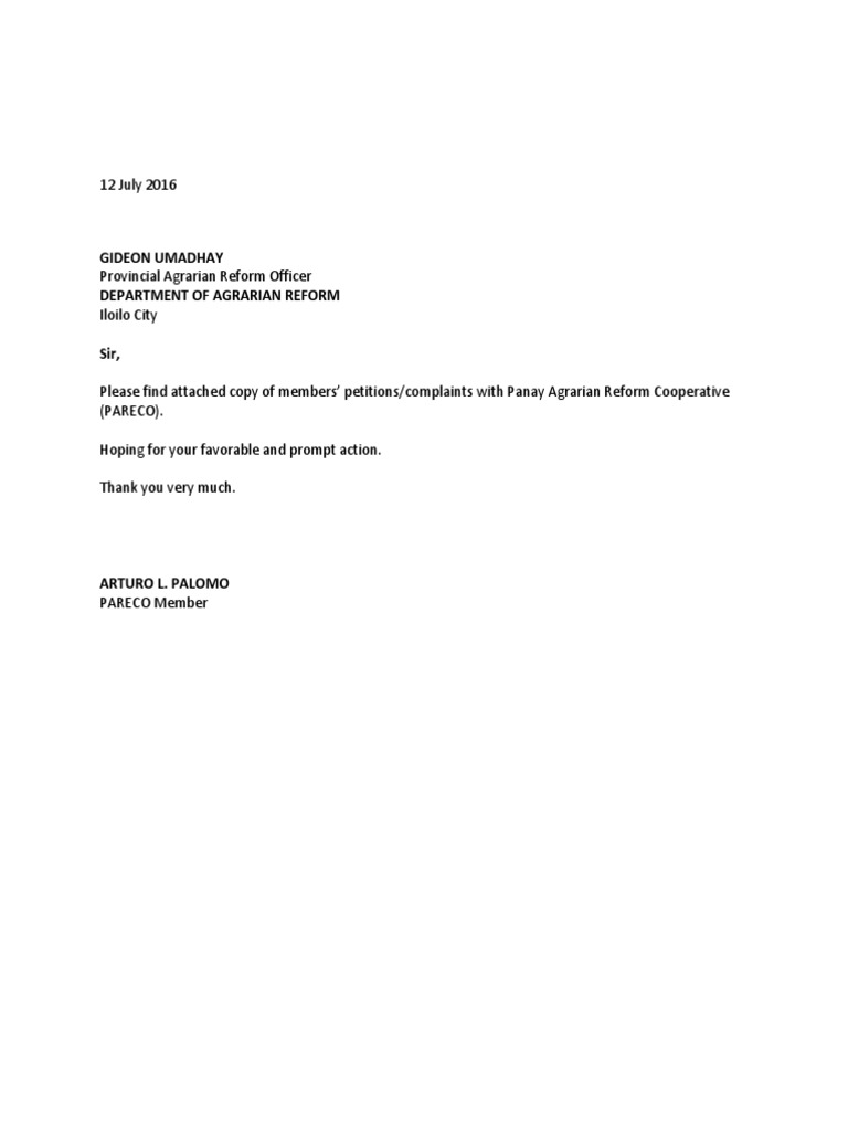 CDA Cover Letter | PDF