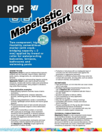 Waterproofing Solutions with Mapelastic Smart | PDF | Concrete | Cement