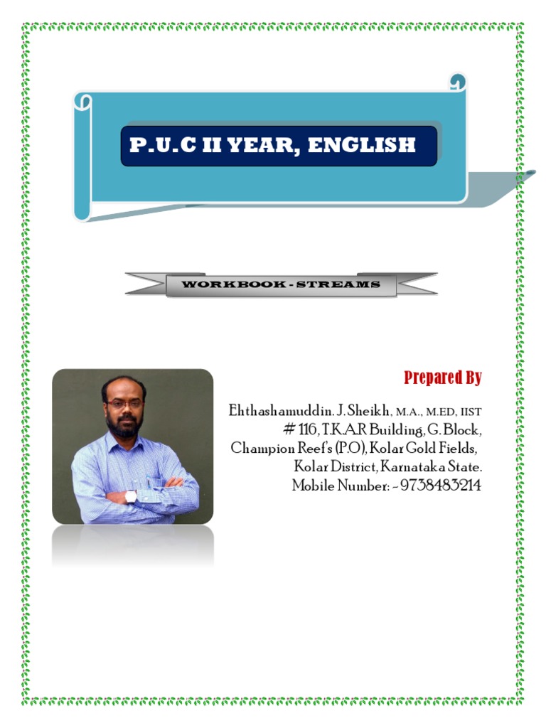 2nd PUC English Grammar PDF | PDF | Nature