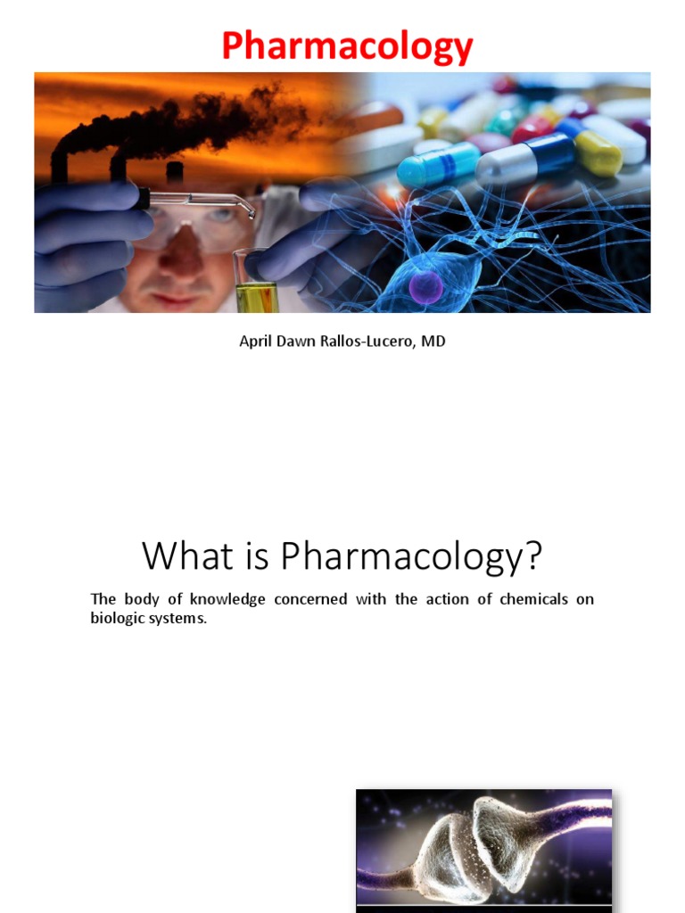 Basic Principles of Pharmacology Handout PDF | PDF | Receptor ...
