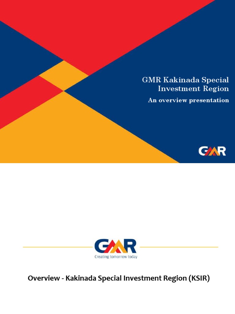 GMR Kakinada Special Investment Region Overview Presentation | PDF ...