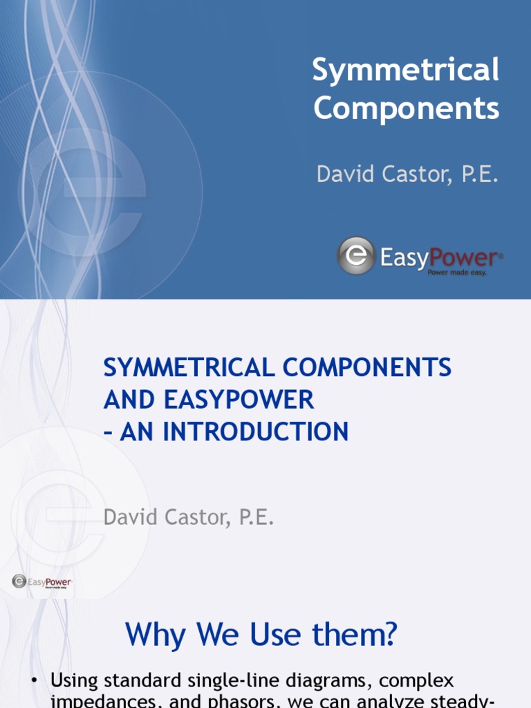 Symmetrical Components Webinar | PDF | Electricity | Electromagnetism